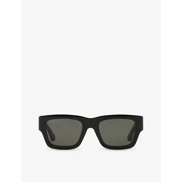 Gucci Gg1668s Square-shape Sunglasses - Black