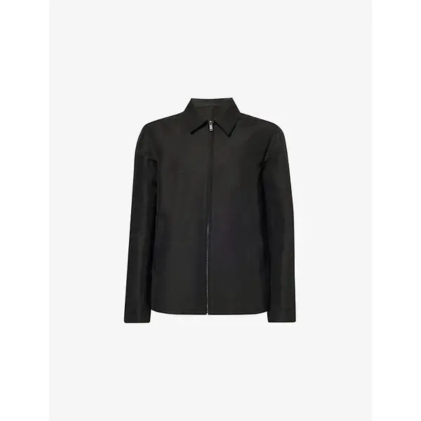 Rick Owens Brad Buttoned-pockets Relaxed-fit Woven-blend Jacket