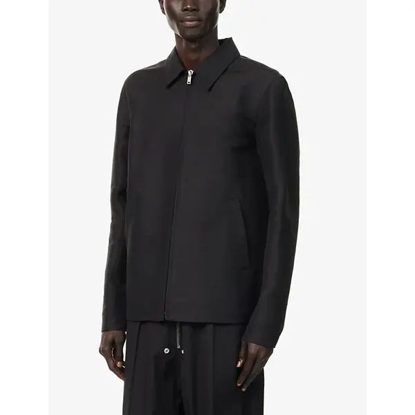 Rick Owens Brad Buttoned-pockets Relaxed-fit Woven-blend Jacket