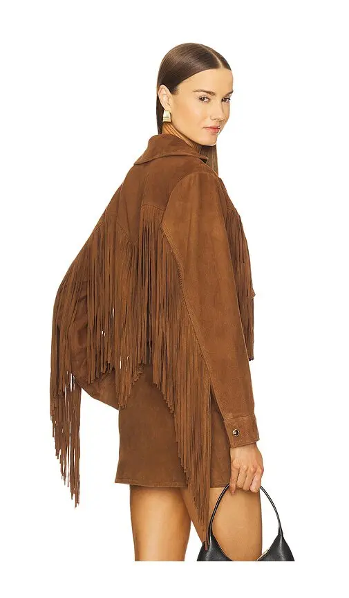 Retrofete Vonda Suede Jacket - Brown
