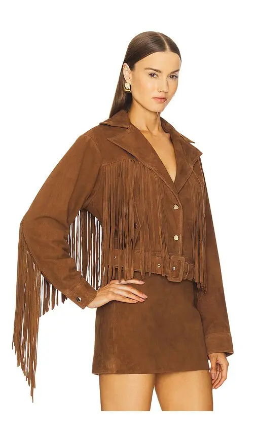 Retrofete Vonda Suede Jacket - Brown
