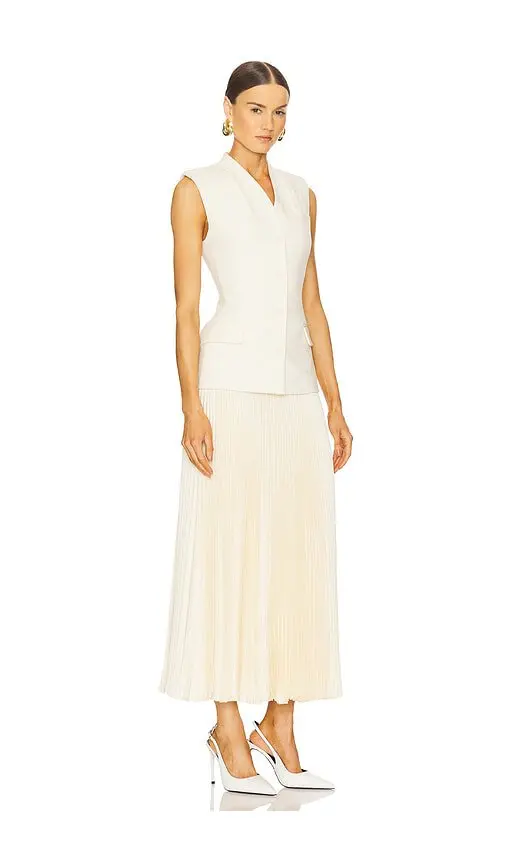 Simkhai Georgina Sleeveless Vest Midi Dress