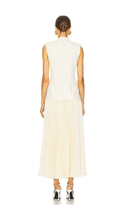 Simkhai Georgina Sleeveless Vest Midi Dress