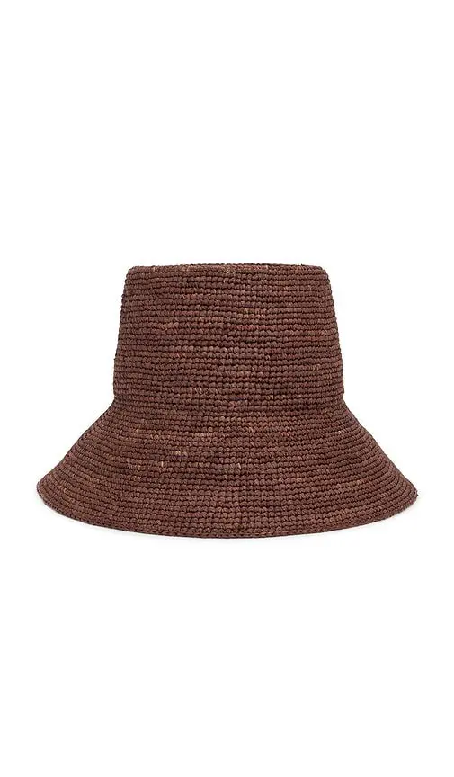 Janessa Leoné Felix Straw Hat - Dark Earth