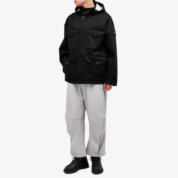 Stone Island Raso Gommato 3l Field Jacket
