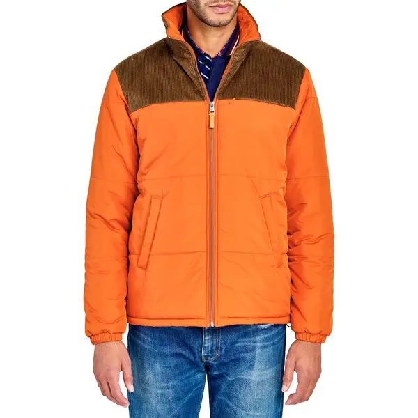 CON.STRUCT Solid Puffer Jacket - Orange