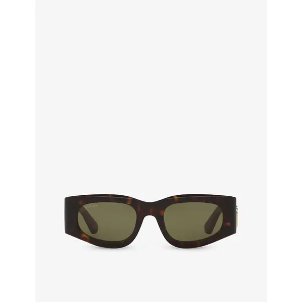 Gucci Gg1664s Square-shape Sunglasses - Brown