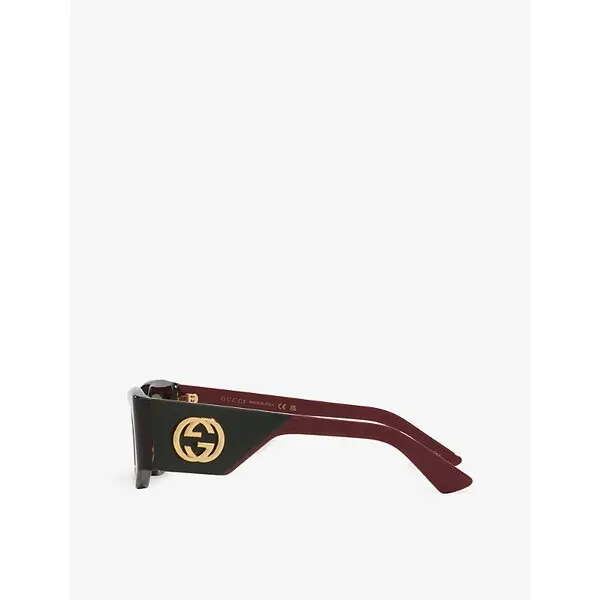 Gucci Gg1664s Square-shape Sunglasses - Brown