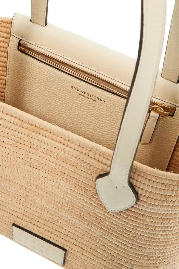 Strathberry Raffia Basket Bag