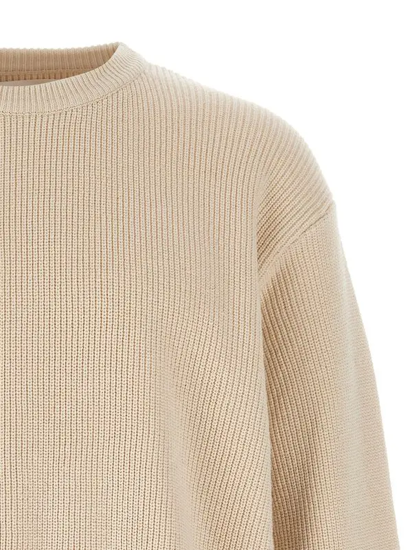 JIL SANDER Zip Cotton Sweater