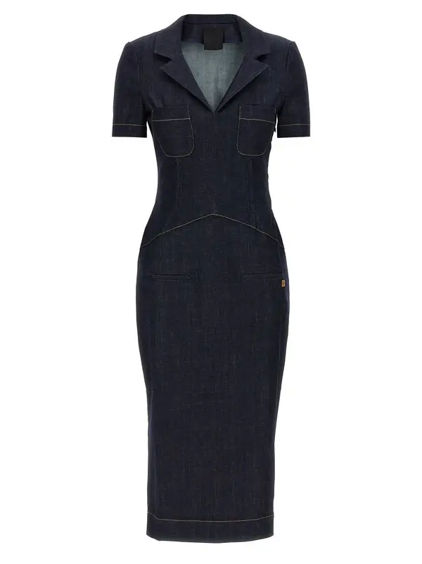 Givenchy Denim Sheath Dress In Blue - 48% Off | Editorialist