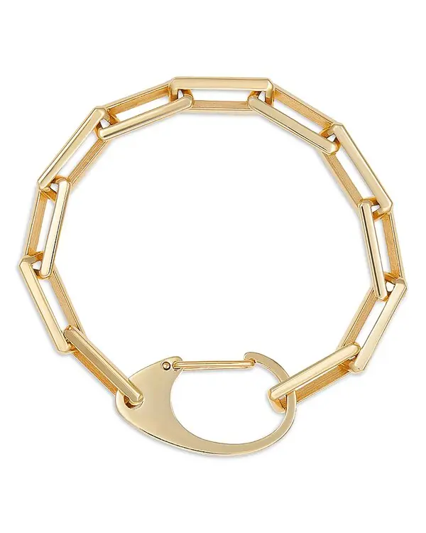 Luis Morais 14k Yellow Eye Of The Idol Clasp Link Bracelet - Gold