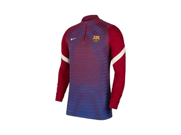 Nike Barcelona 2021/22 Training Elite Drill Long Sleeve Soccer Jersey