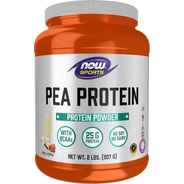 NOW SPORTS Pea Protein Vanilla Toffee - One-color