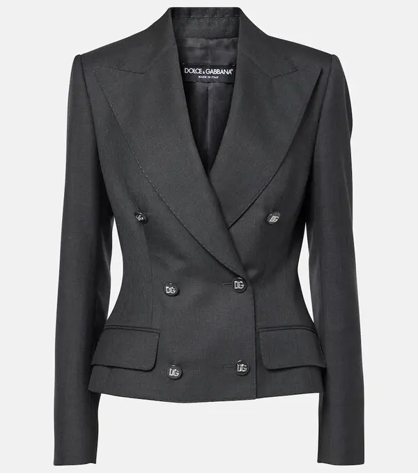 Dolce & Gabbana Wool Blazer - Grey
