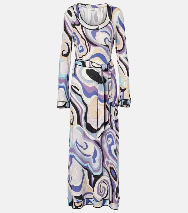 Rixo Vero Printed Maxi Dress