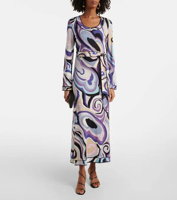 Rixo Vero Printed Maxi Dress