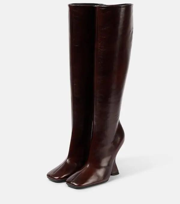 Dries Van Noten Glove 105 Leather Ankle Boots