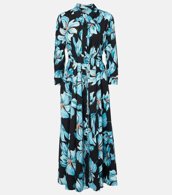 Diane Von Furstenberg Blaine Floral Cotton Maxi Dress - Multicoloured