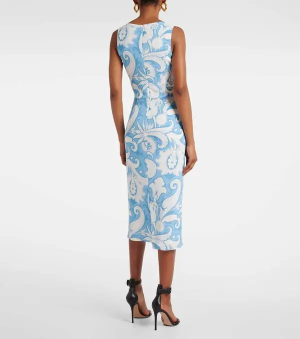 Etro Printed Midi Dress