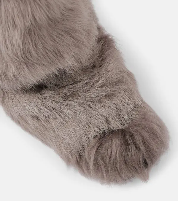 Attico Robin Knee-high Shearling Boots