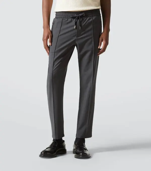 Dolce & Gabbana Wool-blend Straight Trousers