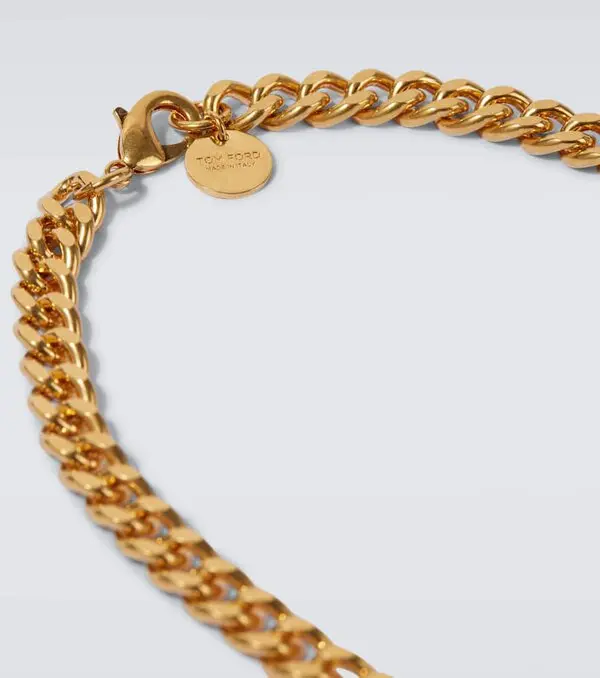 TOM FORD Padlock Chain Necklace