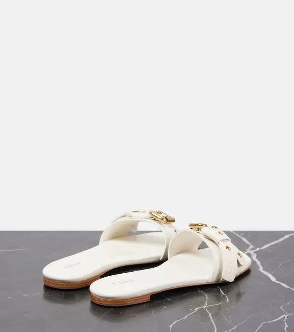 Chloé Mae Leather Slides