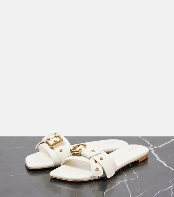 Chloé Mae Leather Slides
