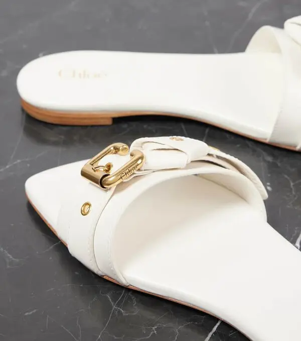 Chloé Mae Leather Slides