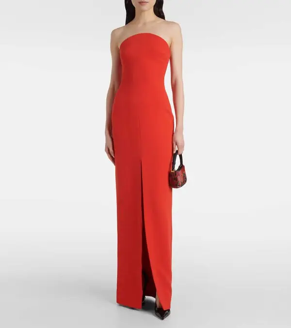 David Koma Strapless Gown