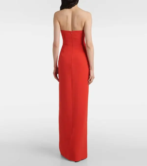 David Koma Strapless Gown