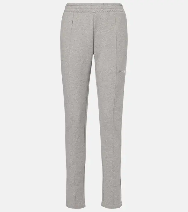 Attico Cotton Fleece Sweatpants - Grey