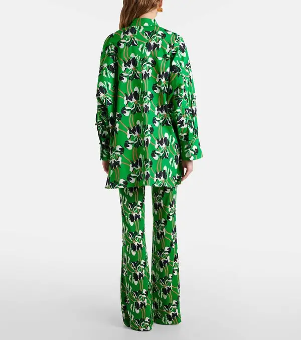 Diane Von Furstenberg Caleb Printed Blouse - Multicoloured