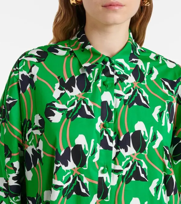 Diane Von Furstenberg Caleb Printed Blouse