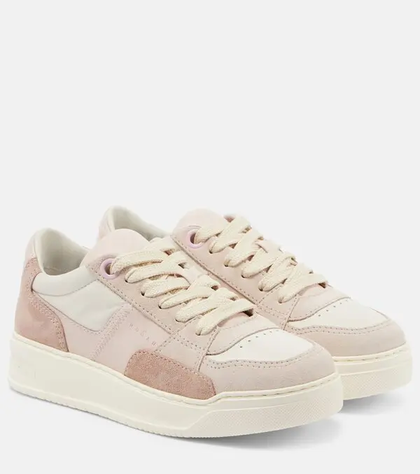 Hogan H667 Leather Sneakers - Pink