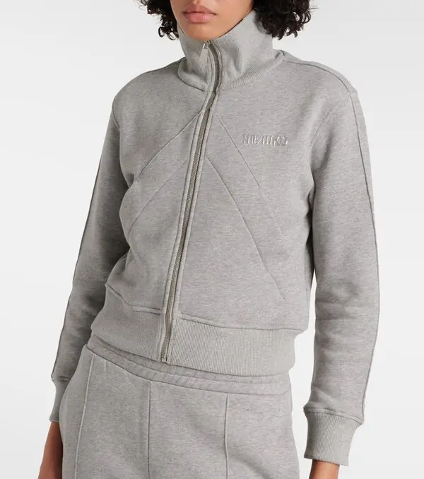 Attico Cotton Fleece Track Jacket