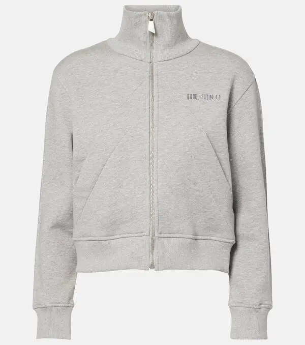 Attico Cotton Fleece Track Jacket