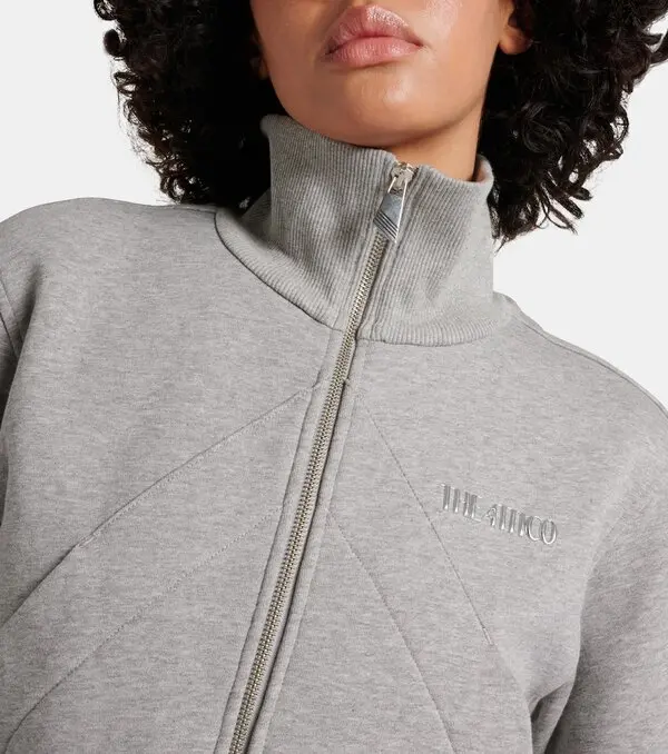 Attico Cotton Fleece Track Jacket