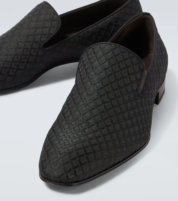 CHRISTIAN LOUBOUTIN Dandelion Jacquard Loafers