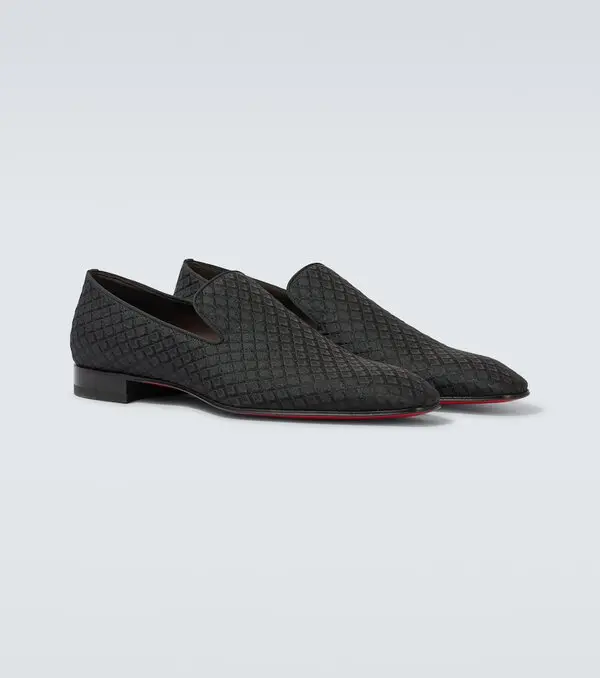 CHRISTIAN LOUBOUTIN Dandelion Jacquard Loafers