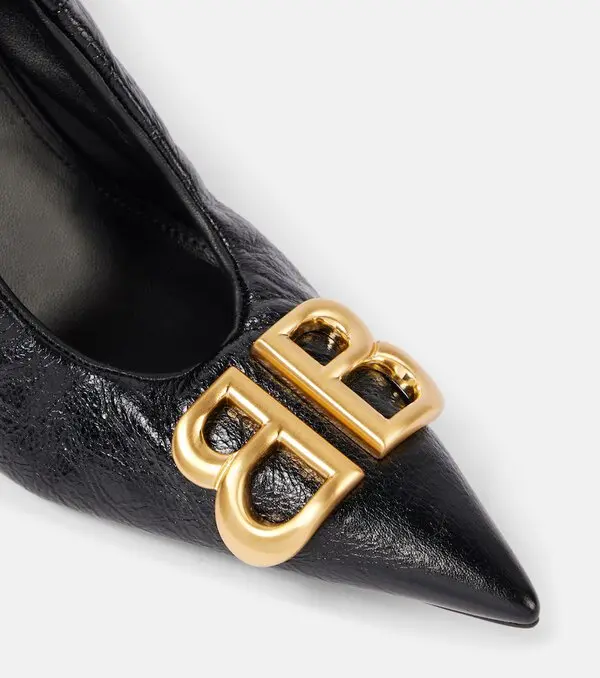 Balenciaga Monaco 90 Leather Pumps