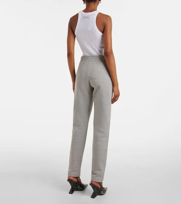 Attico Cotton Fleece Track Pants