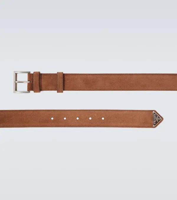 Prada Suede Leather Belt