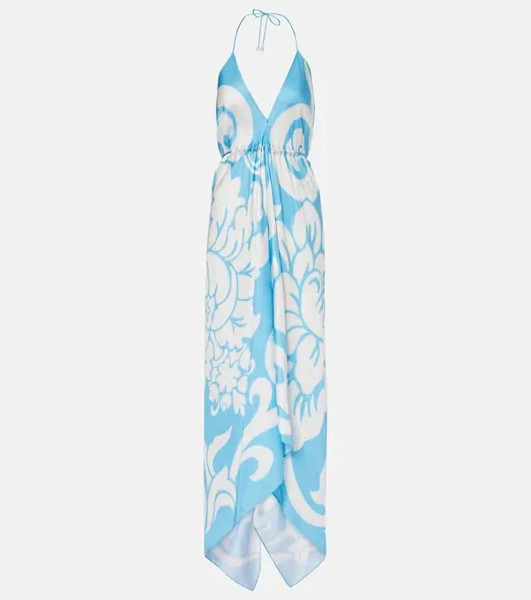 Etro Printed Silk Midi Dress - Multicoloured