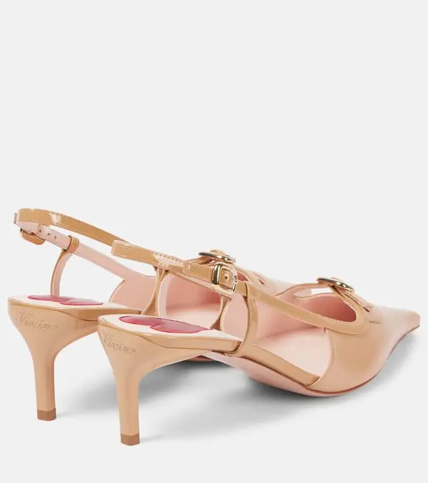 ROGER VIVIER Viv' Canard 55 Slingback Pumps