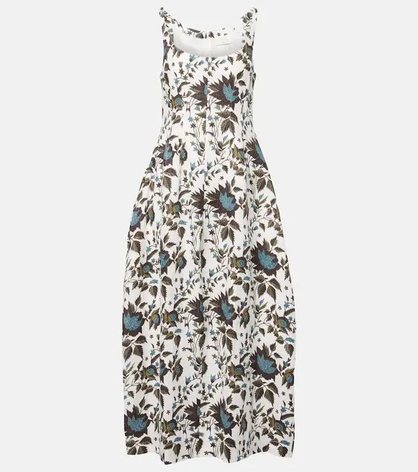 Faithfull The Brand Printed Linen Maxi Dress