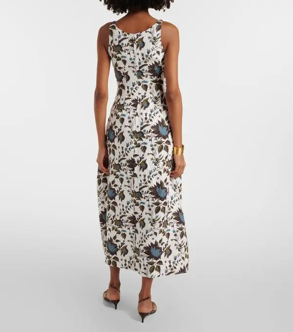 Faithfull The Brand Printed Linen Maxi Dress