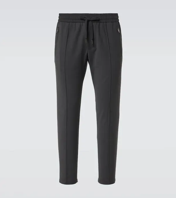 Dolce & Gabbana Wool-blend Straight Pants
