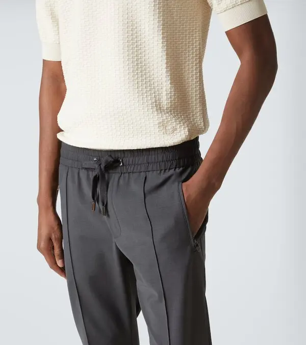 Dolce & Gabbana Wool-blend Straight Pants